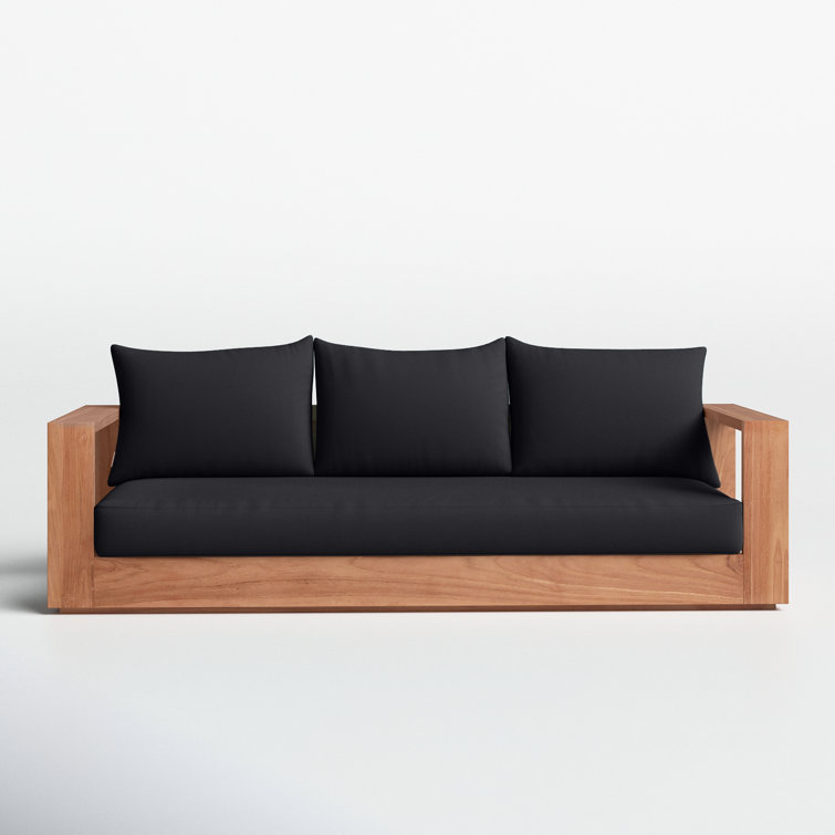 Elberon 87'' Teak Outdoor Sofa & Reviews | AllModern